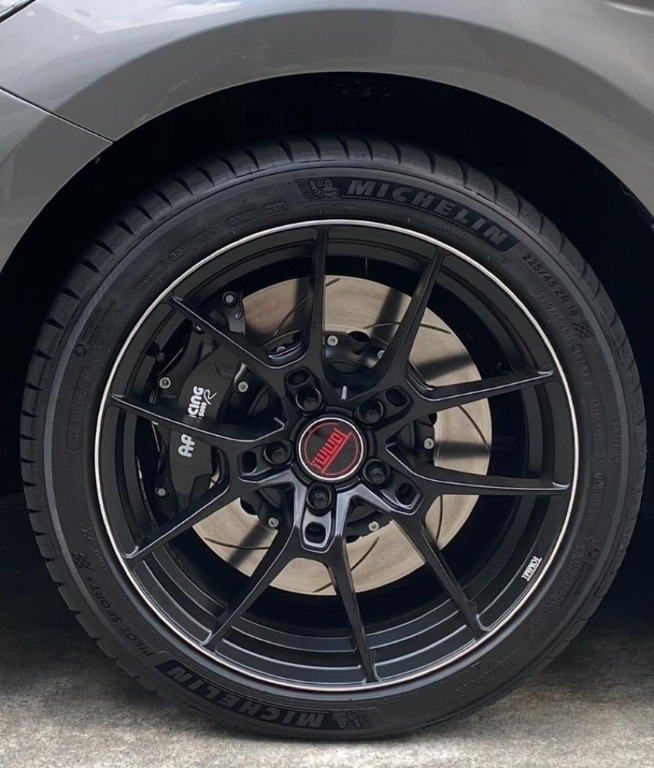 Tommi 18" rims with MICHELIN Pilot Sport 4 (225/45/18) #Toyota #Camry # ...