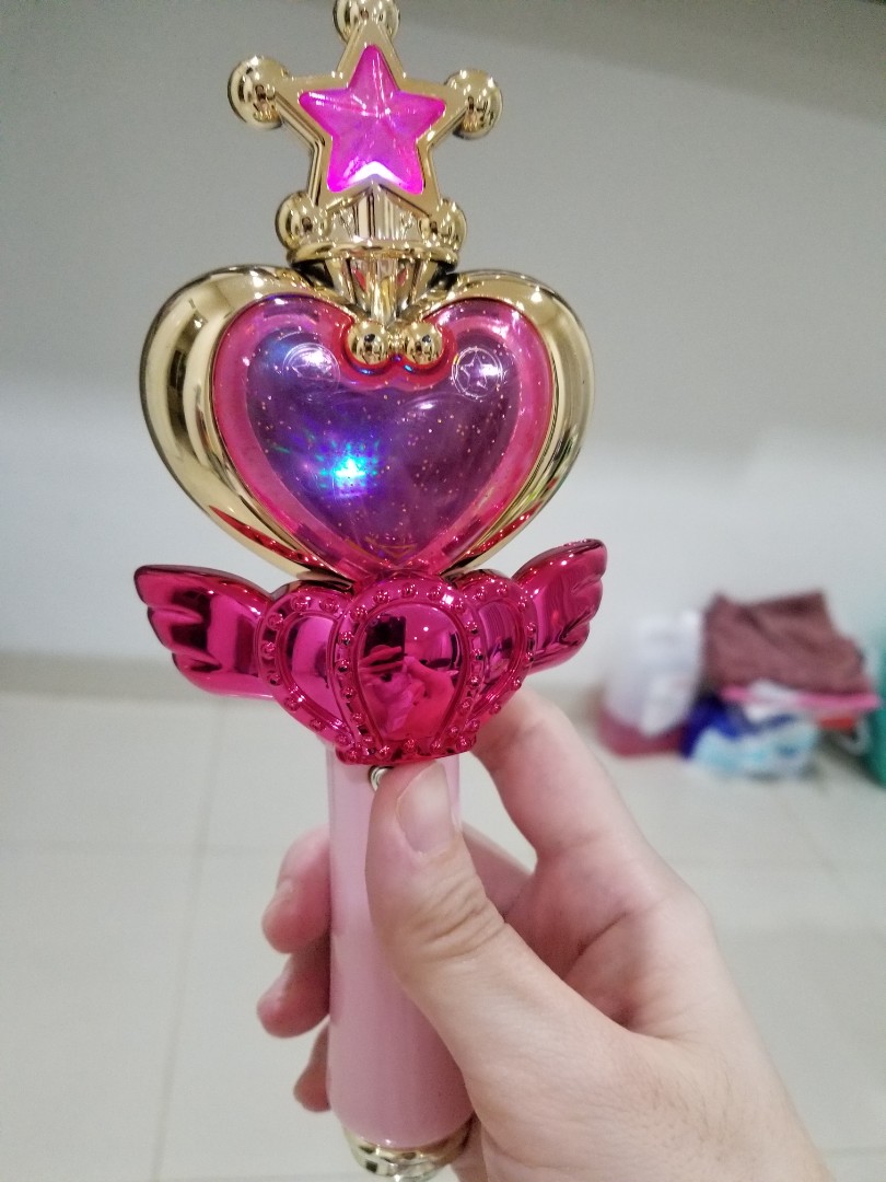 Tongkat sailor moon magic wand pink girls toy mainan cewe sailormoon ...