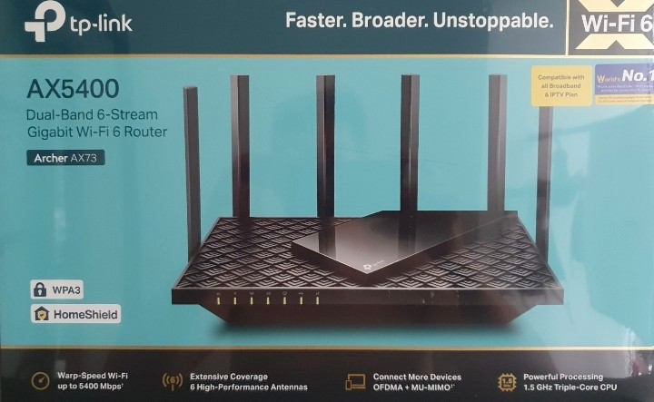 Tp Link Archer AX 73, Computers & Tech, Parts & Accessories, Networking ...