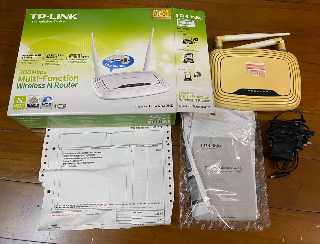 TP-link TL-WR842ND, 電腦＆科技, 電腦周邊及配件, Wifi及上網相關產品 - Carousell