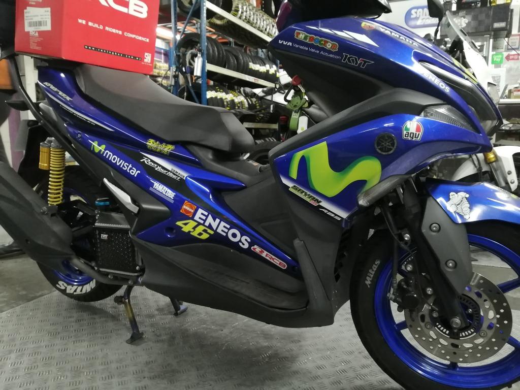 Yamaha Aerox with new Racing Boy 811 Sports Rims 01S0391 $210 ...