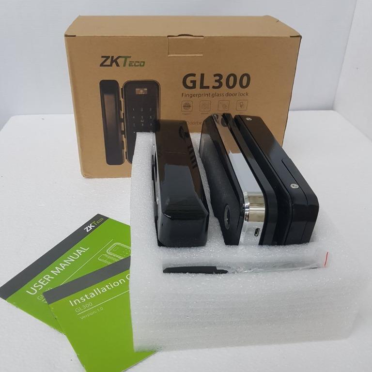 ZKTeco GL300 Fingerprint / MF Card / Password Hybrid Verification Glass ...