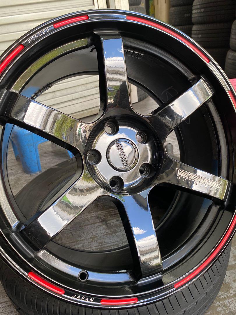 18” 5x114.3 TE37 DESIGN RIM - RAYS VOLKSRACING SSR TE37 RPF01 WEDSSPORT ...