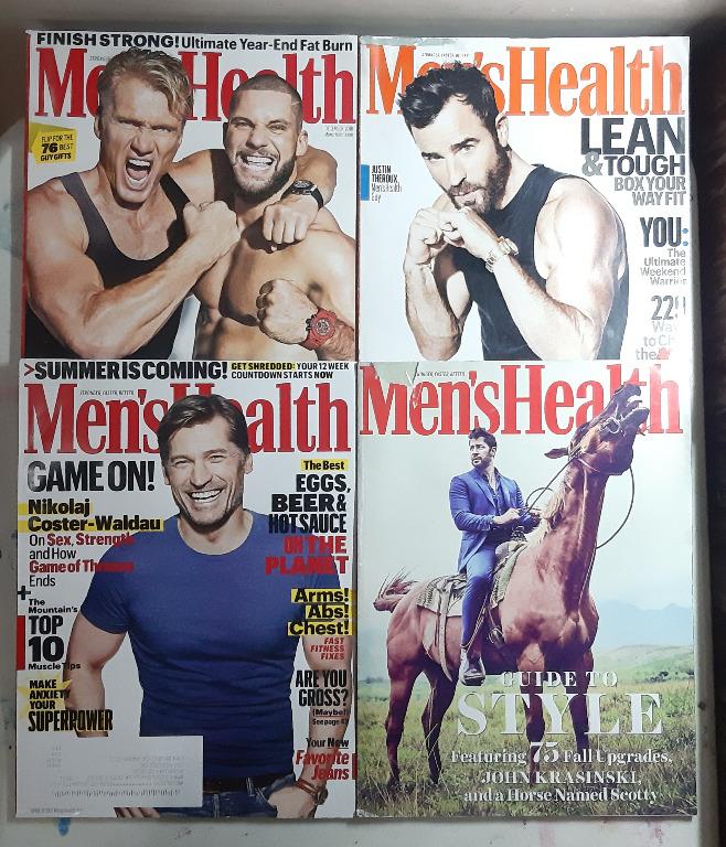 4 Men's Health magazines, Hobbies & Toys, Books & Magazines, Magazines ...