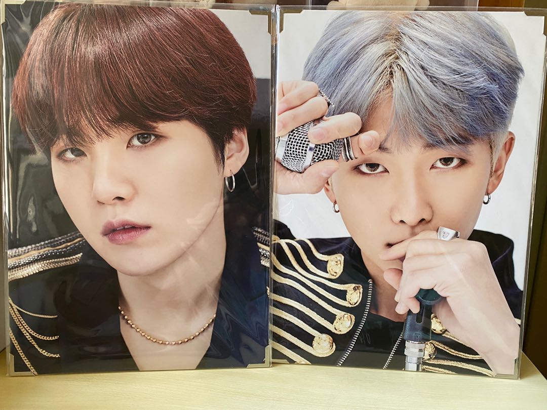 官方正版 BTS 防彈 premium photo 相框 SUGA RM, 興趣及遊戲, 收藏品及紀念品, 韓流 - Carousell