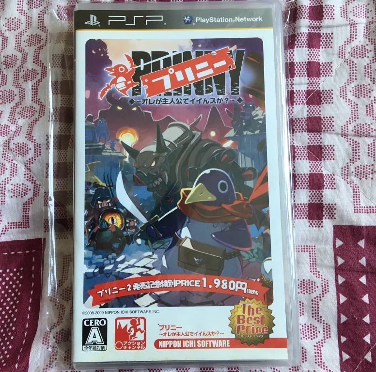 日版 PSP - Prinny 普利尼 ( 橫向動作類遊戲 ACT GAME #舊物狂歡 ), 電子遊戲, 電子遊戲機 ...