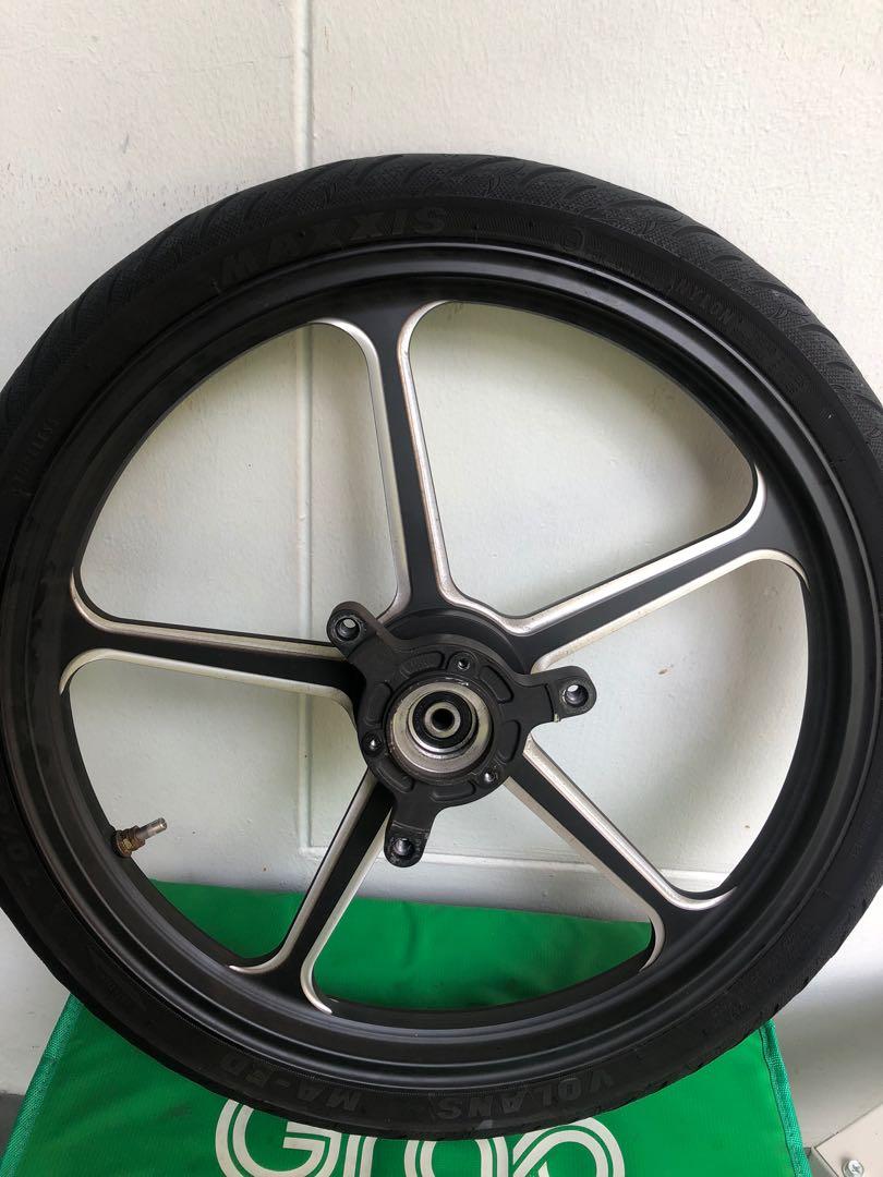 Aerox aji racing rims 17pnp, Motorcycles, Motorcycle Accessories on ...