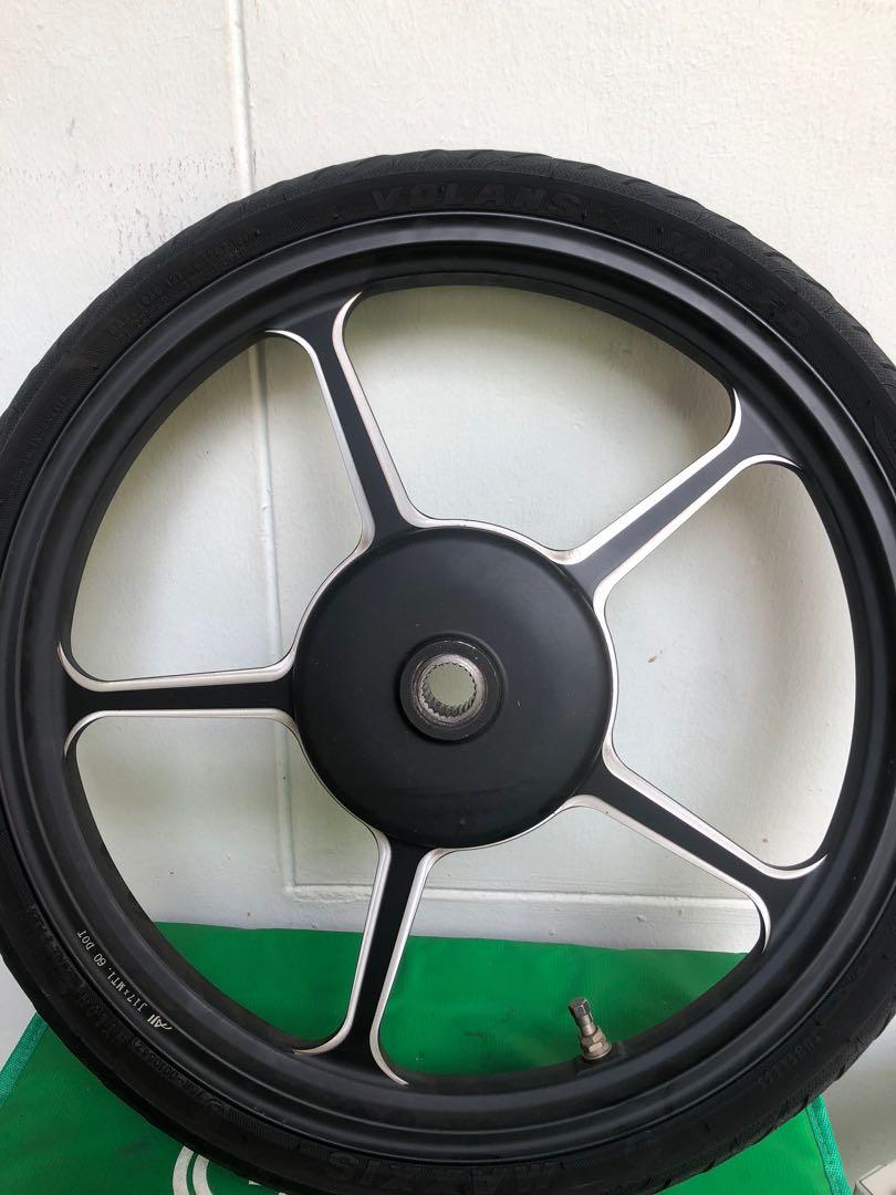 Aerox aji racing rims 17pnp, Motorcycles, Motorcycle Accessories on ...