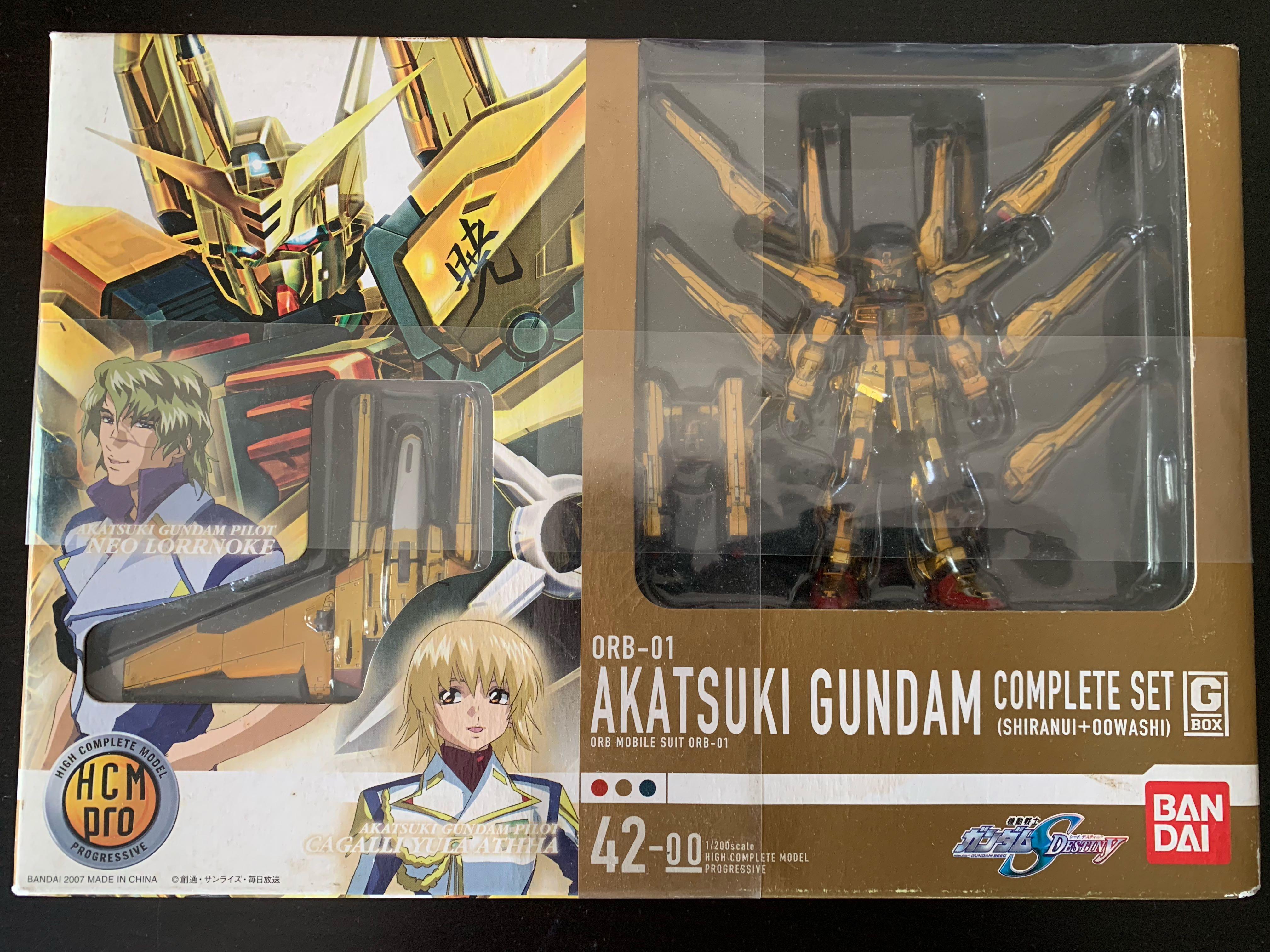 Akatsuki Gundam Complete Set, 1:200 Scale, Hobbies & Toys, Toys & Games ...