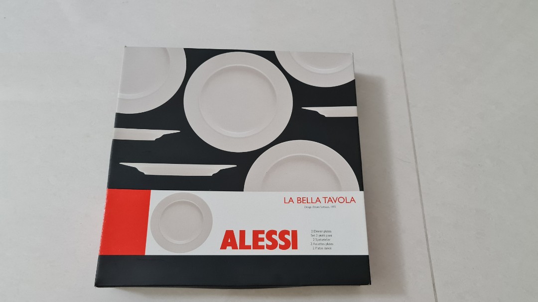 Alessi Dinner Plates 27cm (Set of 2), Furniture & Home Living ...