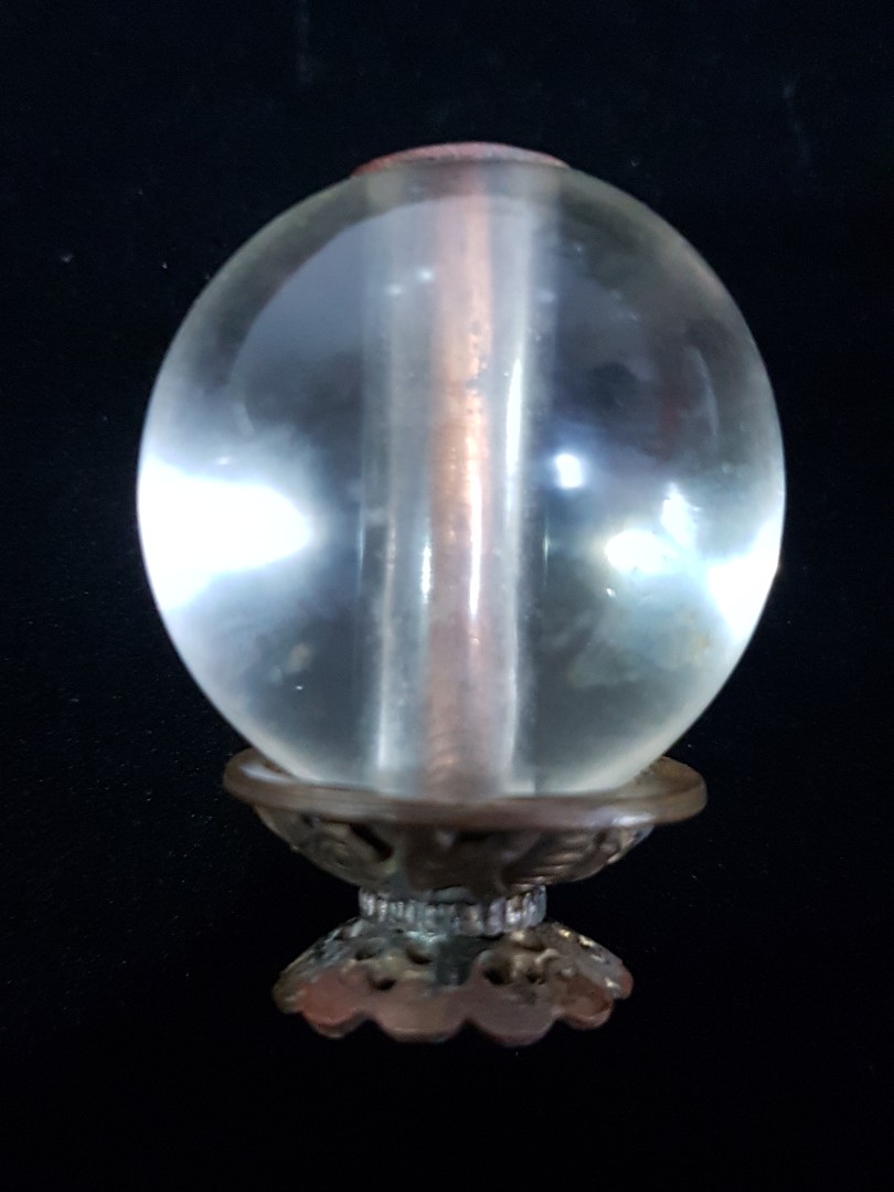 Antique Chinese Crystal Hat Finial, Hobbies & Toys, Memorabilia ...