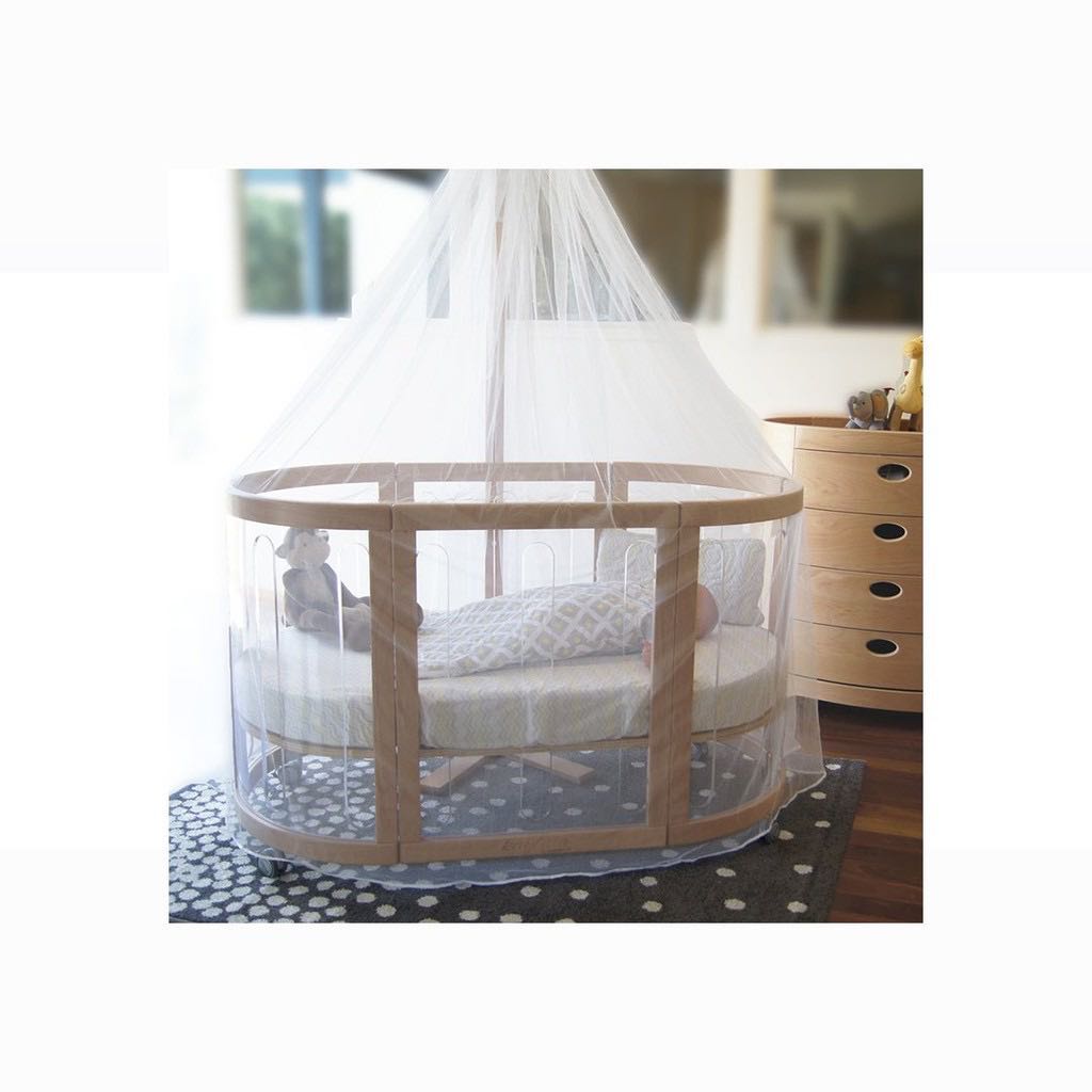 Babyhood Kaylula Sova Cot Clear 5 in 1 - Beech, Babies & Kids, Baby ...