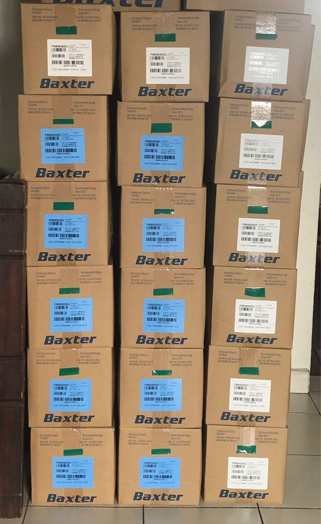 Baxter Kidney Dialysis Solution - Full Range, Health & Nutrition ...