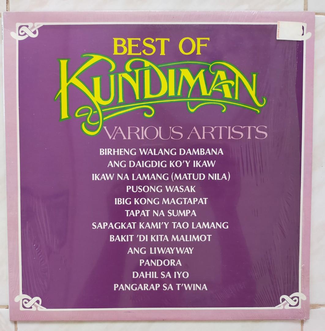 Plaka Best of Kundiman Various Artists LP opm vinyl record Cenon Lagman ...
