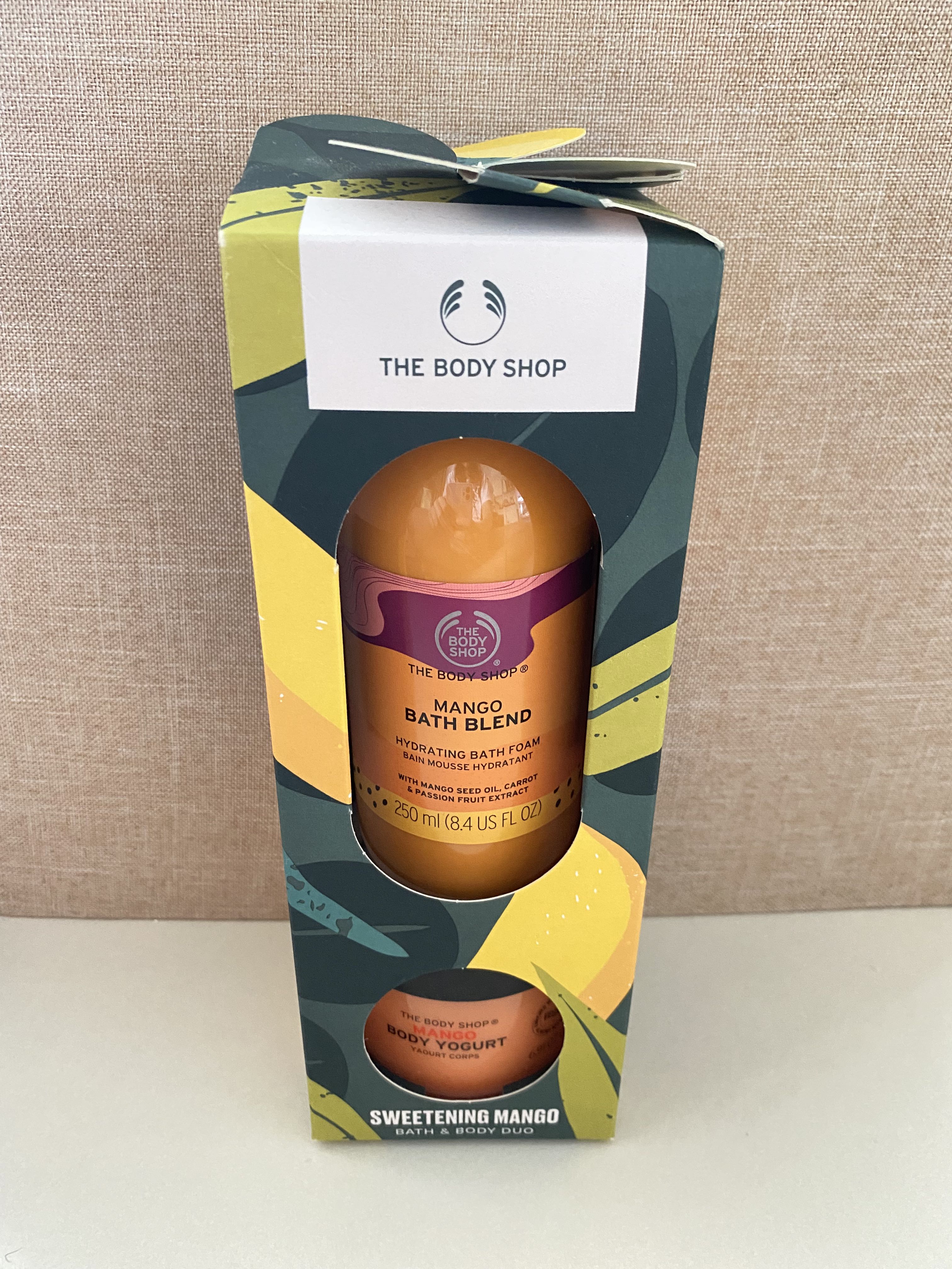 Bodyshop Mango Bath Set, Beauty & Personal Care, Bath & Body, Body Care ...