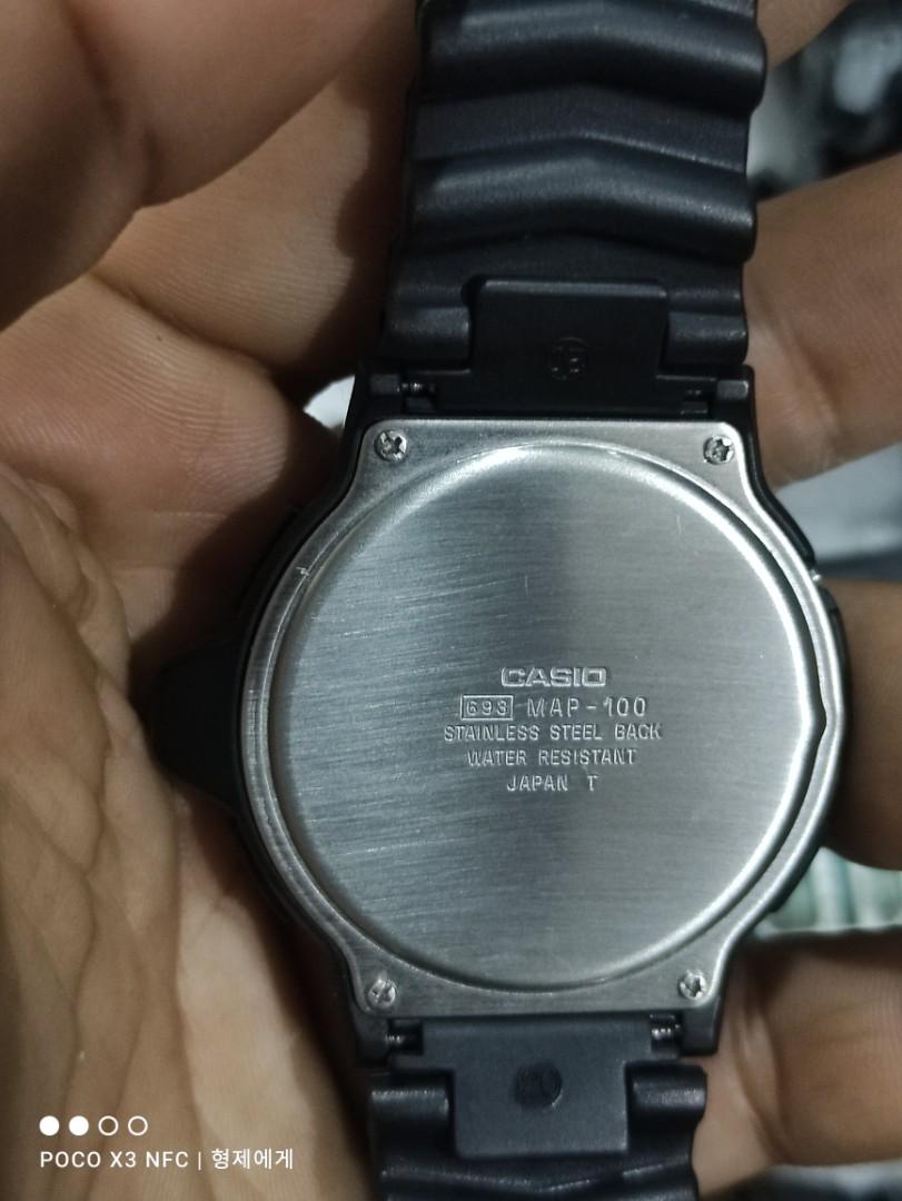 Casio map meter MAP-100, Men's Fashion, Watches & Accessories, Watches ...
