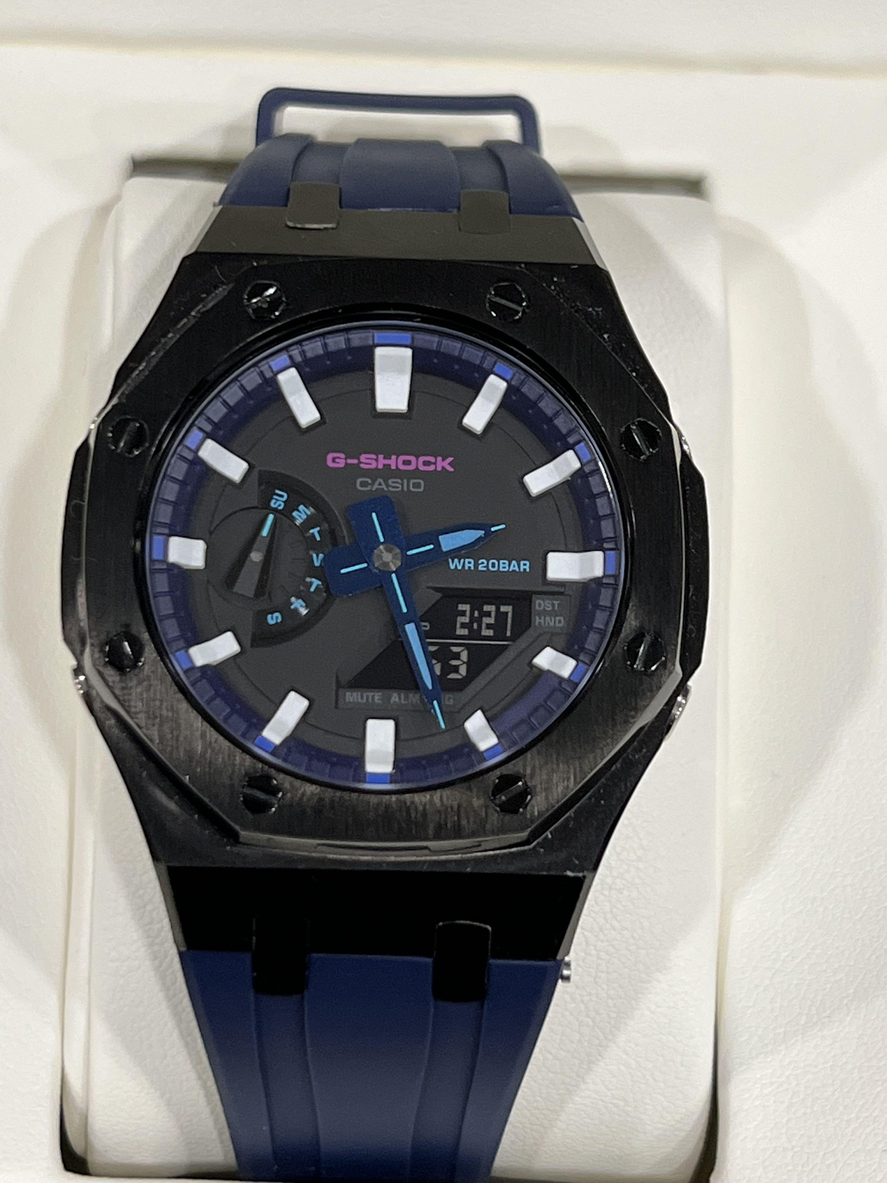 Casio Watch black mod ga2110 ga2100 ga-2110 special edition, Men's ...