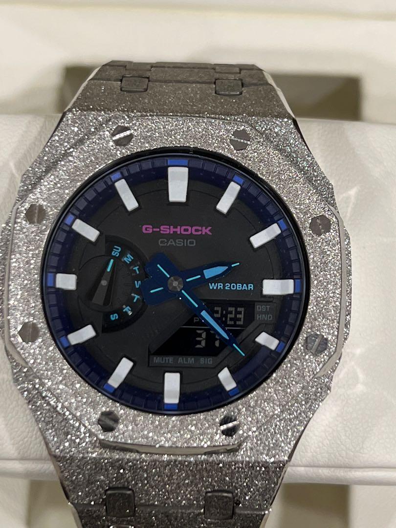 Casio Watch black mod ga2110 ga2100 ga-2110 special edition, Men's ...