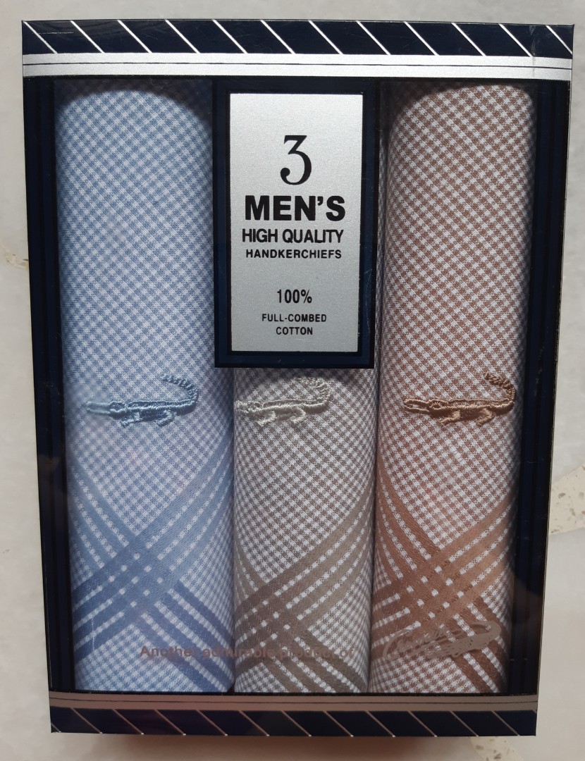Crocodile brand men's handkerchiefs, Men's Fashion, Watches ...
