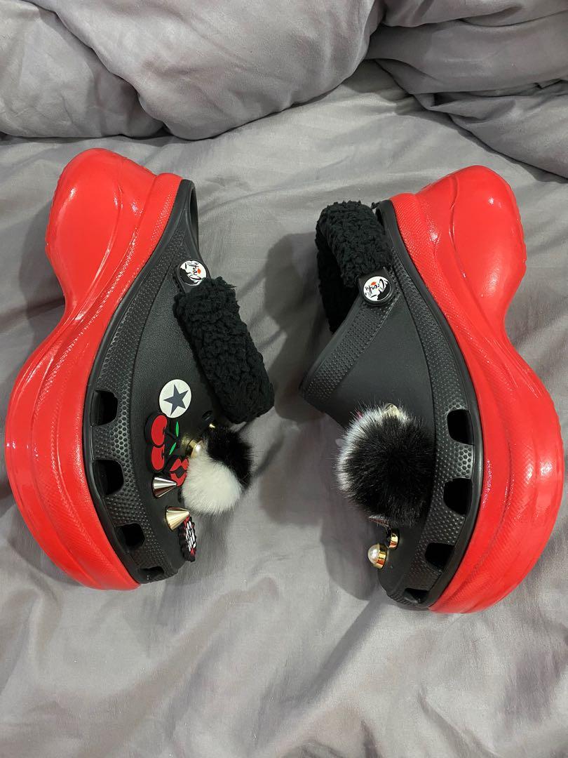 Crocs limited edition Cruella Bae, Women's Fashion, Footwear, Wedges on ...