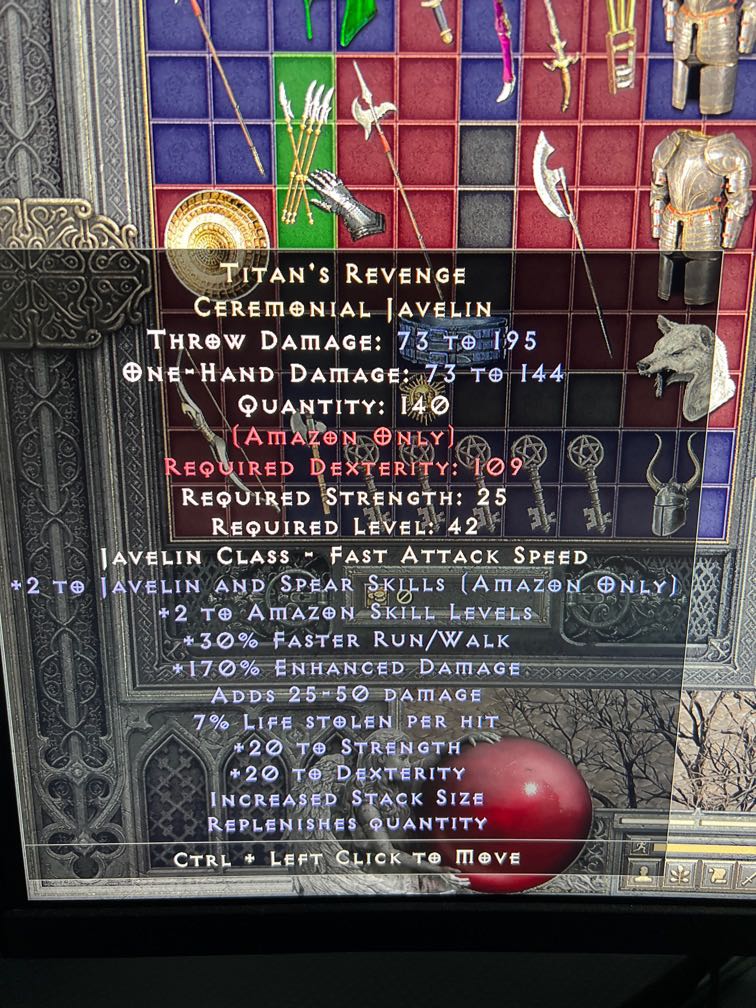 D2r titan revenge, Video Gaming, Gaming Accessories, In-Game Products ...