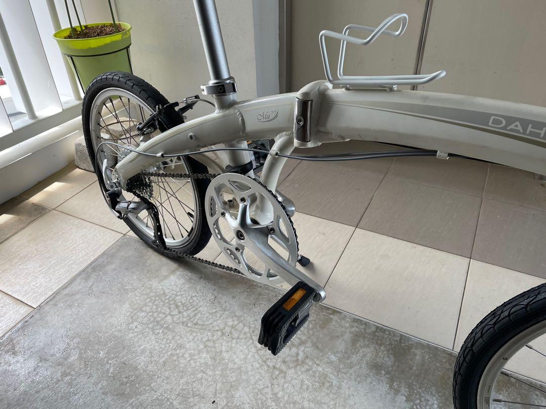 Dahon MU-P9 Folding Bicycle - White, Sports Equipment, Bicycles & Parts ...
