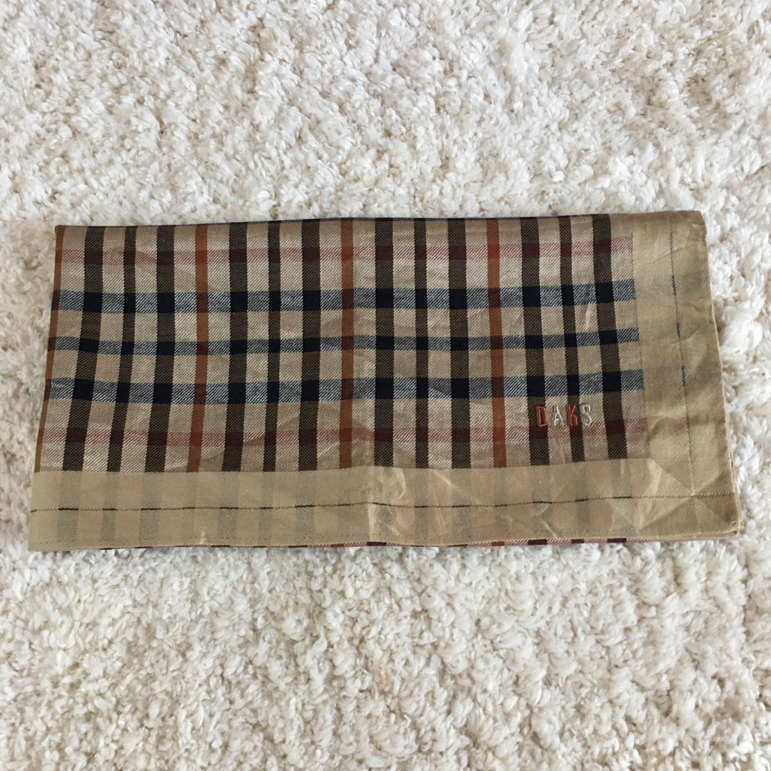 DAKS HANDKERCHIEF, Men's Fashion, Watches & Accessories, Handkerchief ...