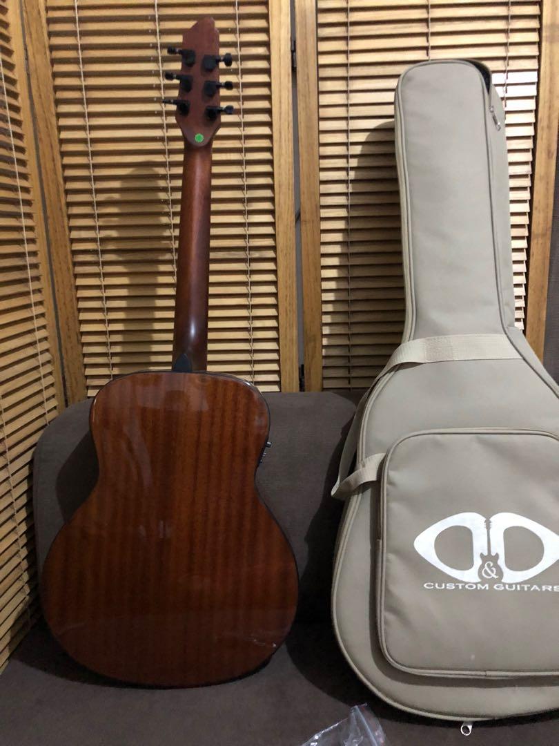 D&D Django Jr. Spruce Acoustic Guitar w Cherub GT-2 pickup with Tuner ...