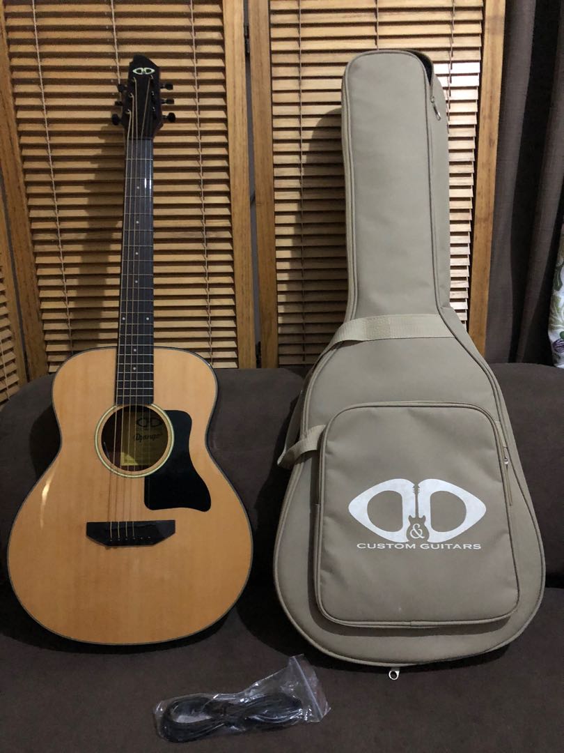 D&D Django Jr. Spruce Acoustic Guitar w Cherub GT-2 pickup with Tuner ...