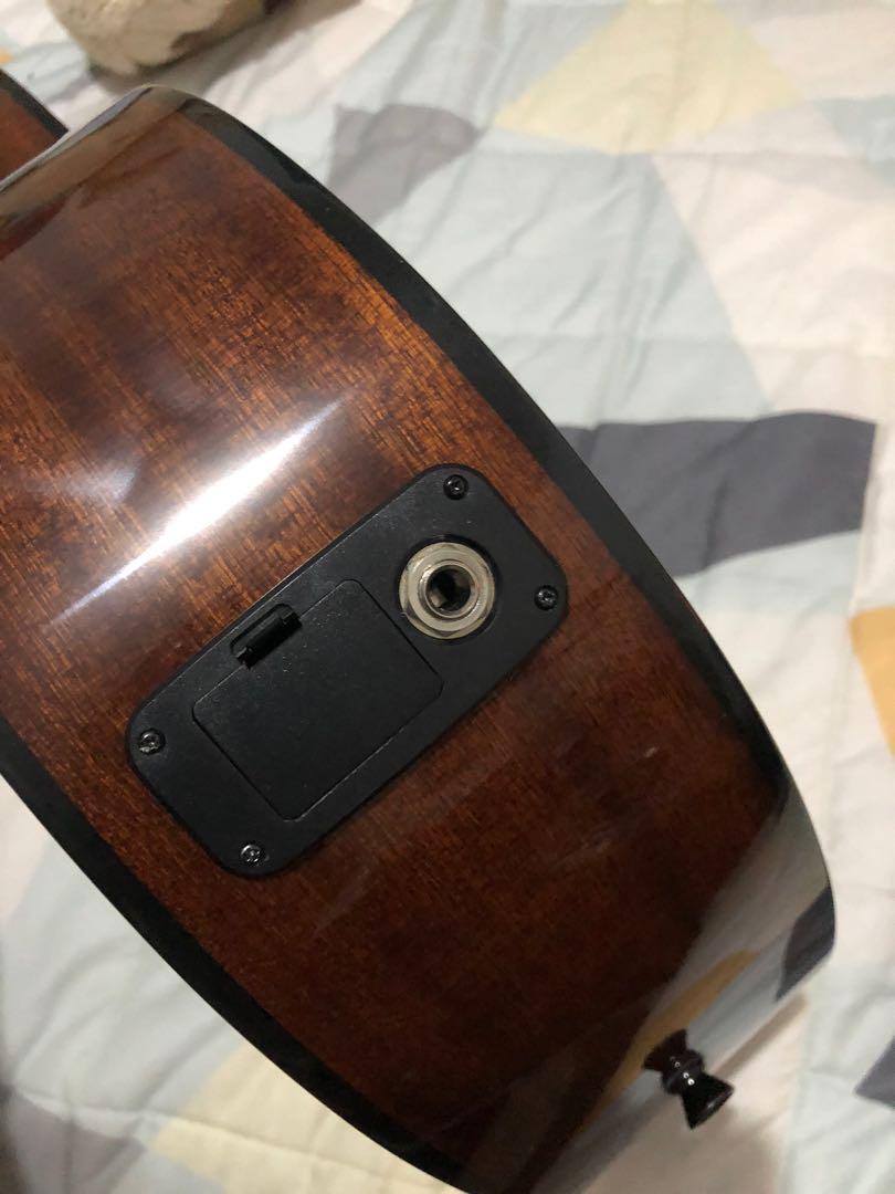 D&D Django Jr. Spruce Acoustic Guitar w Cherub GT-2 pickup with Tuner ...