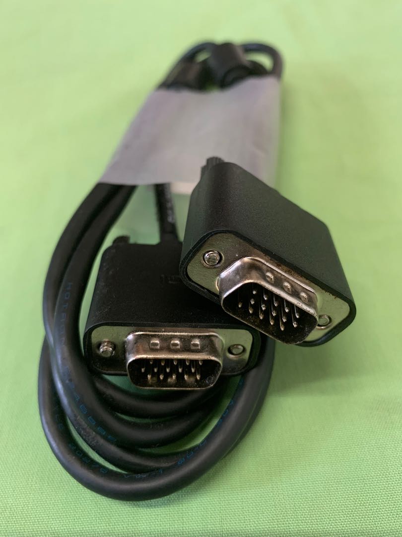 Dell Original VGA Cable 1 meter, Computers & Tech, Parts & Accessories ...