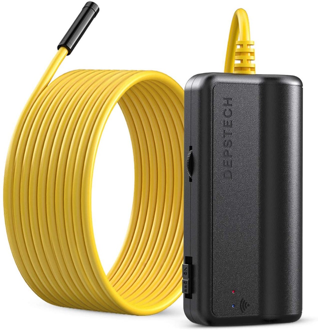 DEPSTECH Wireless Borescope, Upgraded HD 2.0 MP WiFi Endoscope ...