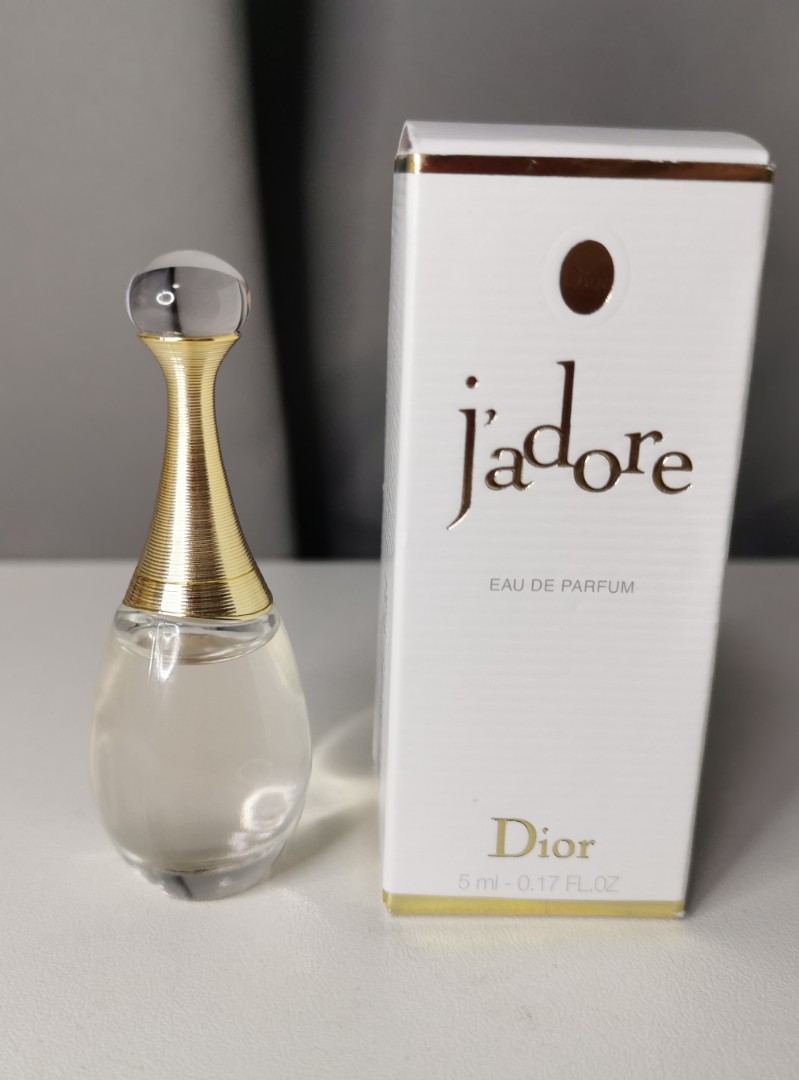 Dior j'adore edp mini 5ml, Beauty & Personal Care, Fragrance & Deodorants on Carousell