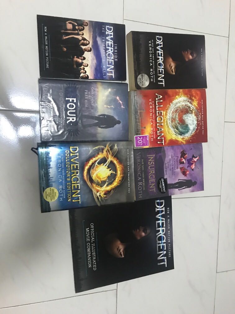 Divergent full set+4 ad ons+Carve The Mark, Hobbies & Toys, Books ...