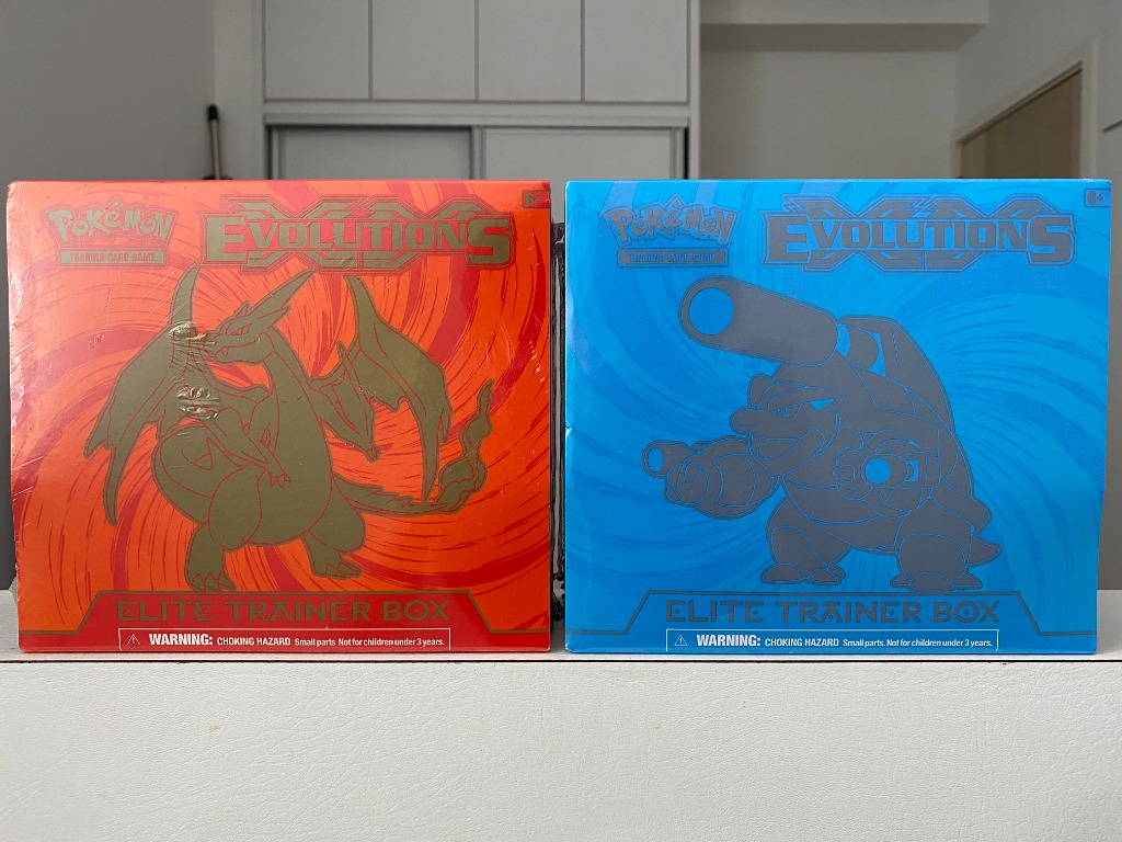 Evolutions ETB - Charizard & Blastoise Elite Trainer Box (Pokemon Card ...