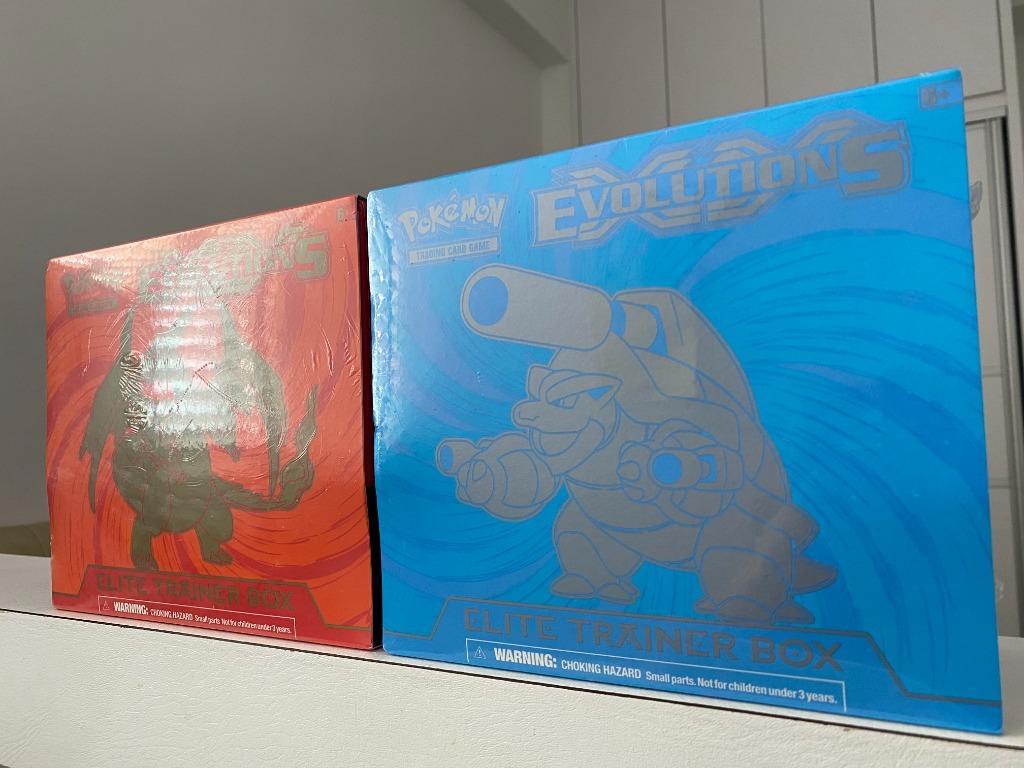 Evolutions ETB - Charizard & Blastoise Elite Trainer Box (Pokemon Card ...