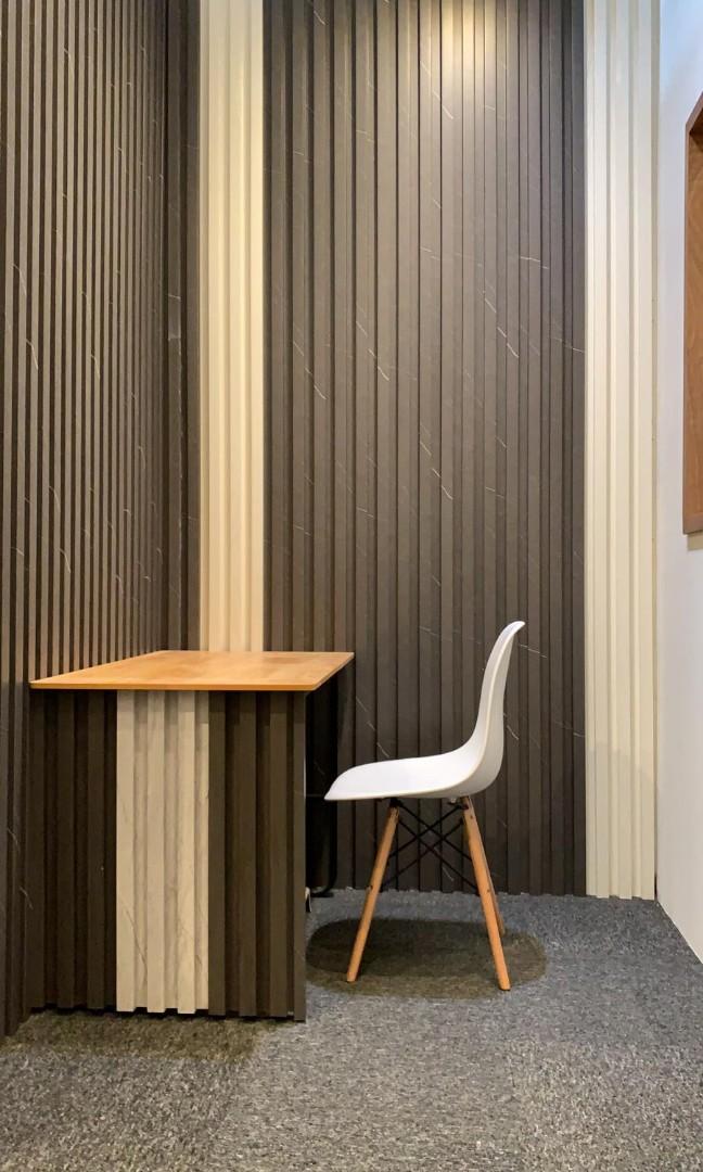 Fluted panel table, Furniture & Home Living, Furniture, Tables & Sets ...