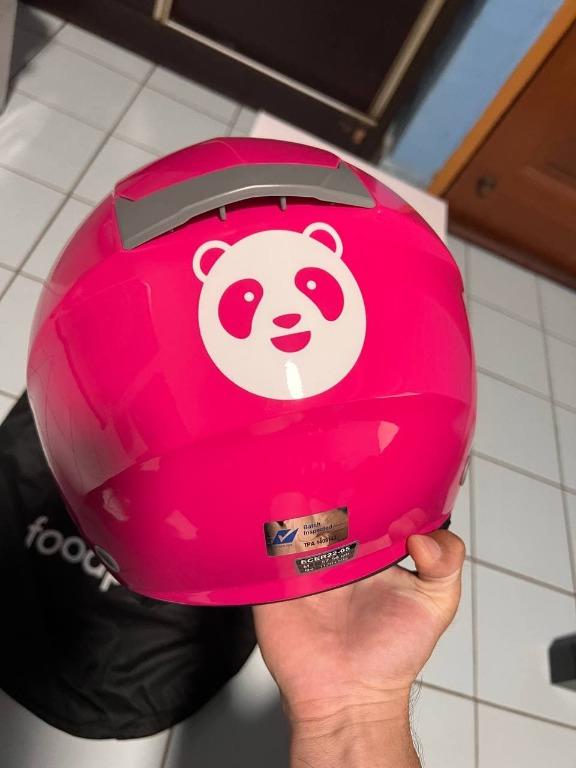 FoodPanda Helmet (M) BRAND NEW negotiable , Motorcycles, Motorcycle ...
