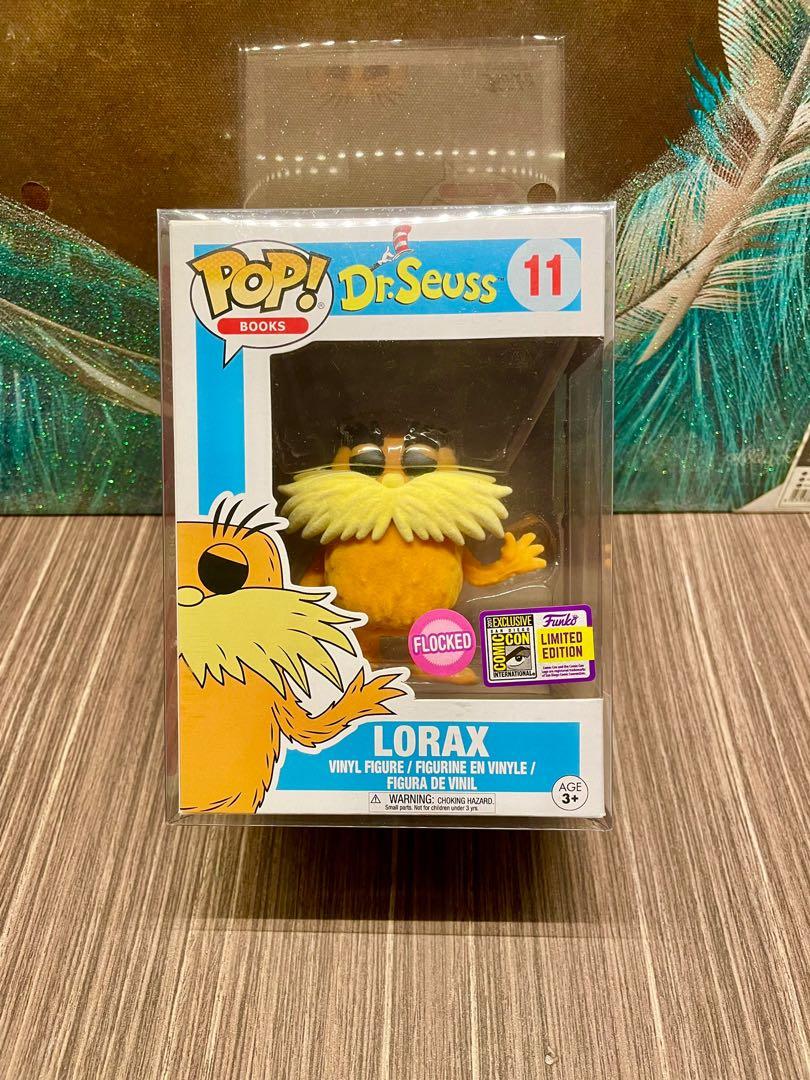 FUNKO POP Dr. Seuss The Lorax Flocked | 2017 San Diego Comic Con ...