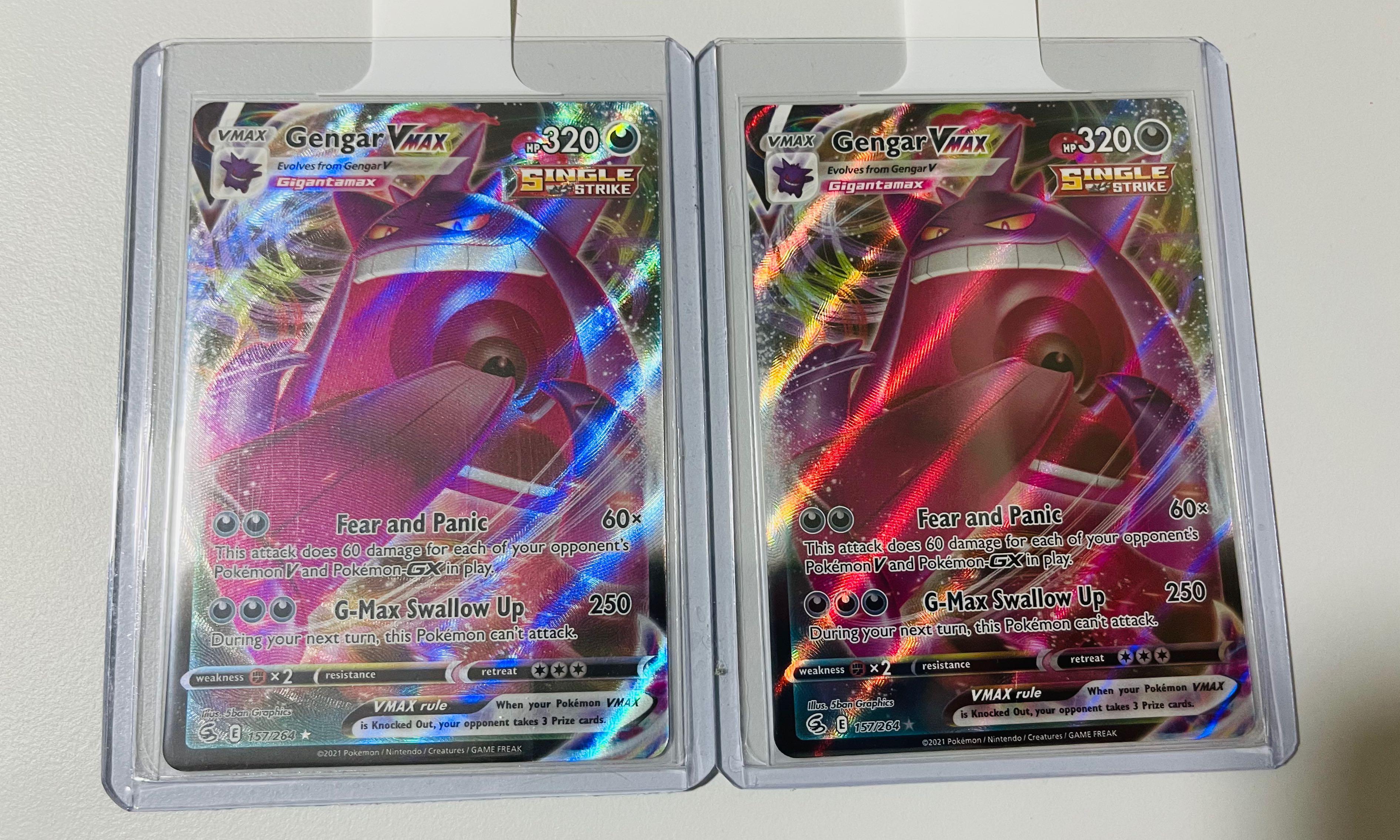 Fusion Strike Gengar VMax, Hobbies & Toys, Toys & Games on Carousell