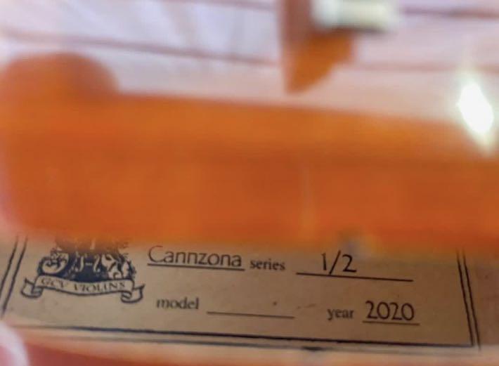 GCV violin (Cannzona series) 1/2 Violin, Hobbies & Toys, Music & Media ...