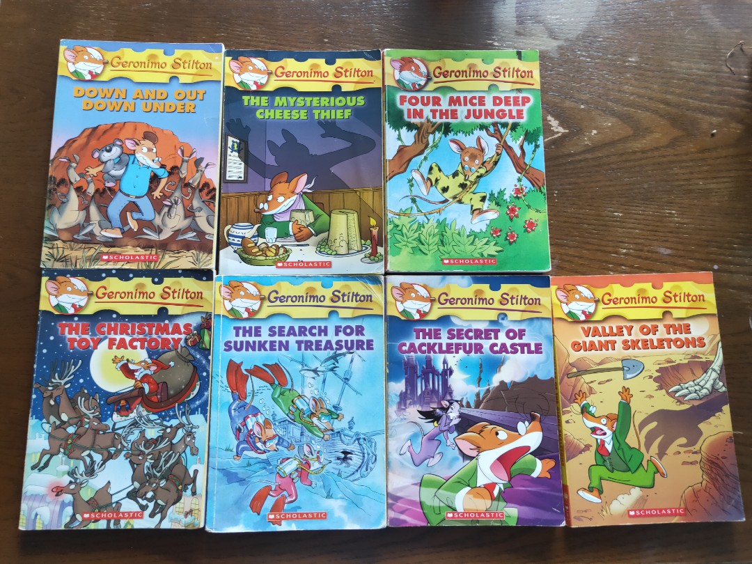 Gerenimo Stilton books (set of 7), Hobbies & Toys, Books & Magazines ...