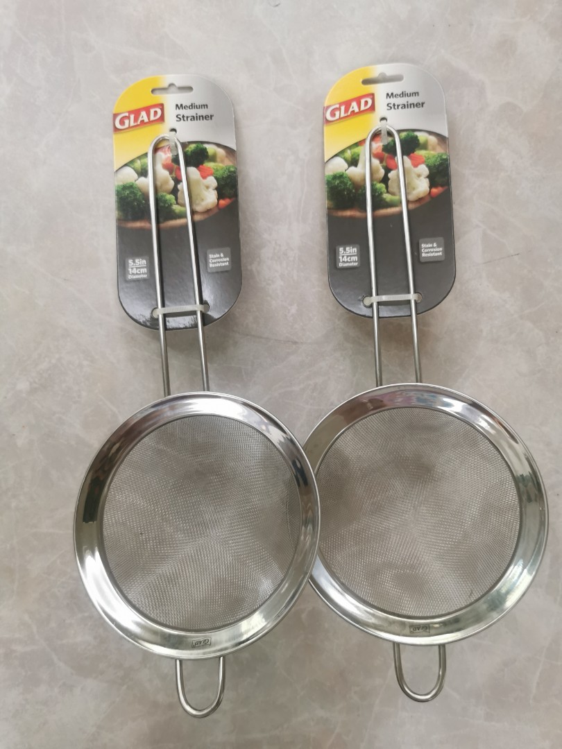 Glad medium strainer 5.5 inch, TV & Home Appliances, Kitchen Appliances ...