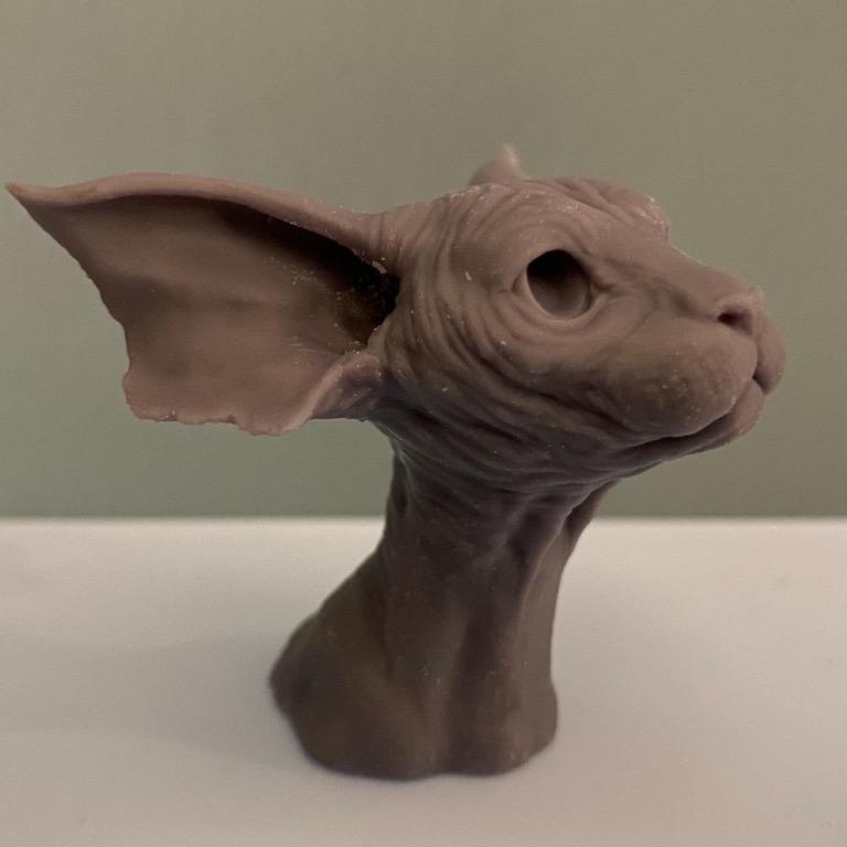 Goblin cat 3D print file in .stl or .obj format, Hobbies & Toys ...