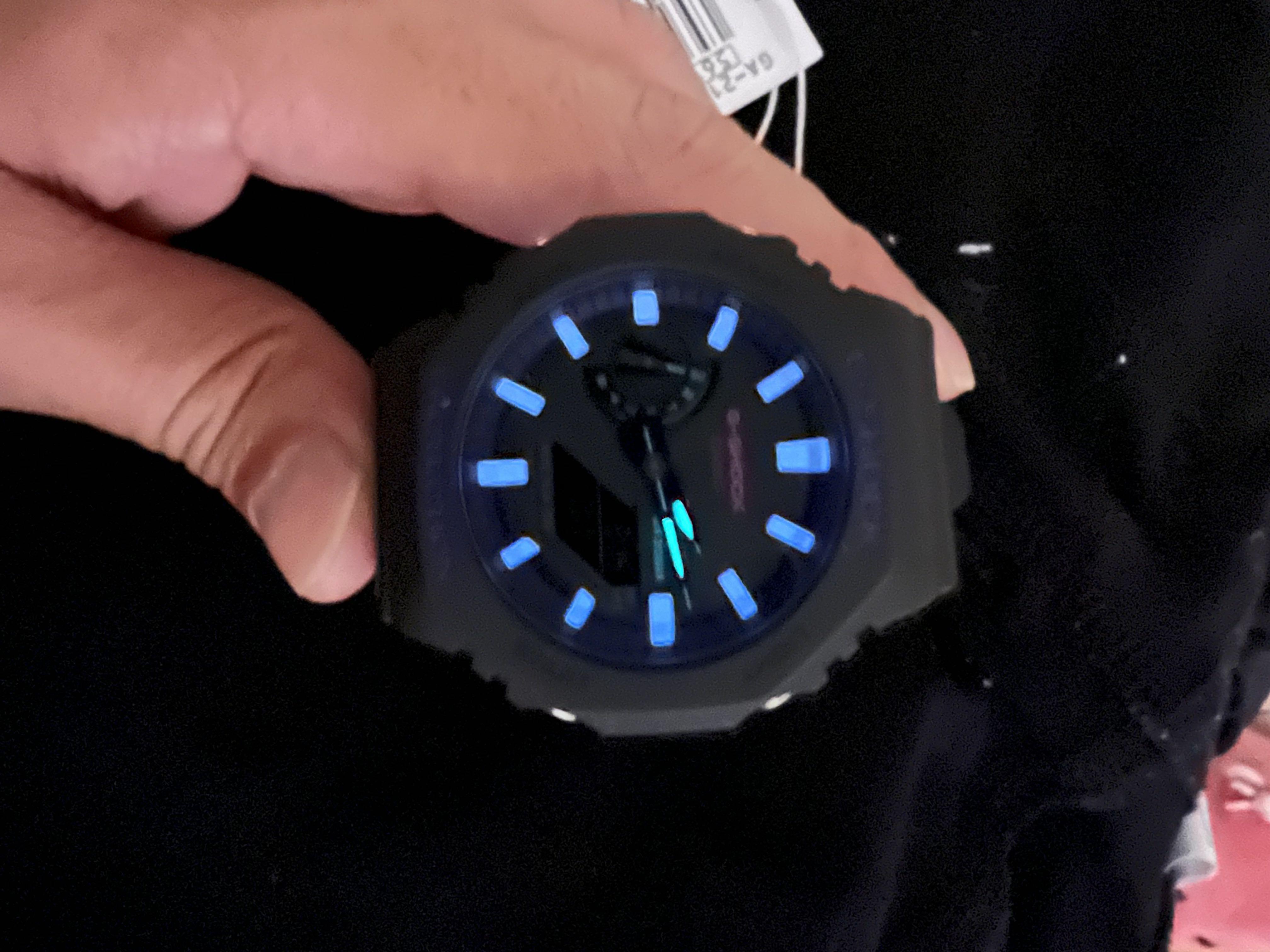 Gshock custom ga2100 ga-2100 vb ga2110 lume blue combi, Mobile Phones ...