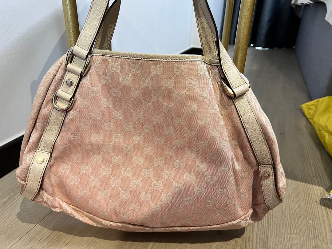 Gucci light pink shoulder bag, Luxury, Bags & Wallets on Carousell