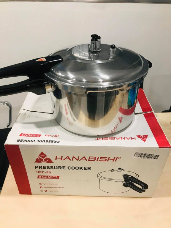 Hanabishi 8 Quartz Pressure Cooker HPC-8QC, TV & Home Appliances ...