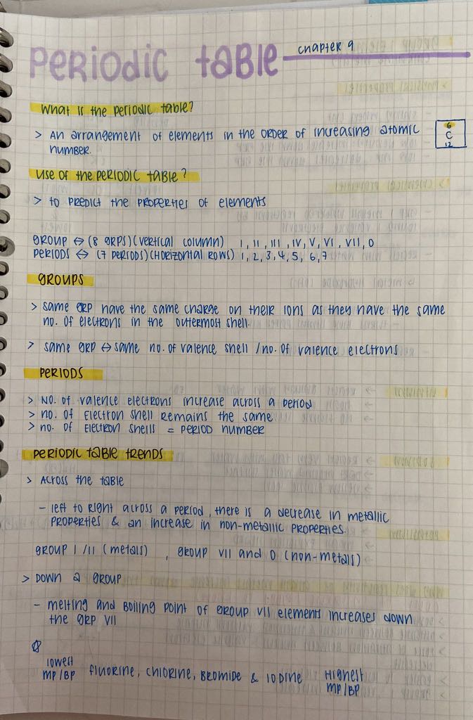 handwritten science(chem) notes, Hobbies & Toys, Books & Magazines ...
