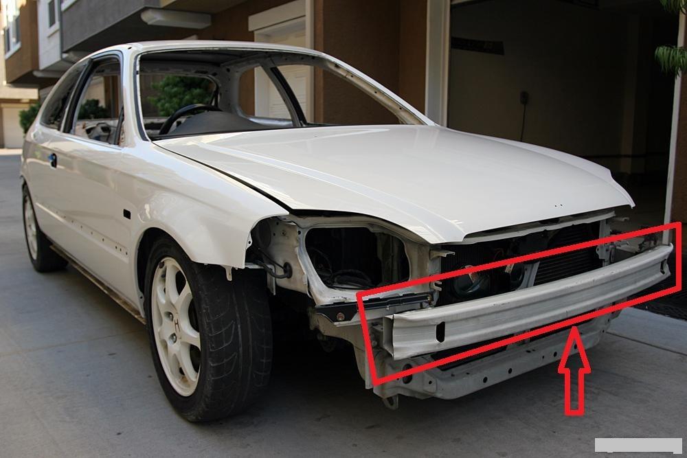 Honda EK9 front and rear bumper brace, Car Accessories, Accessories on ...
