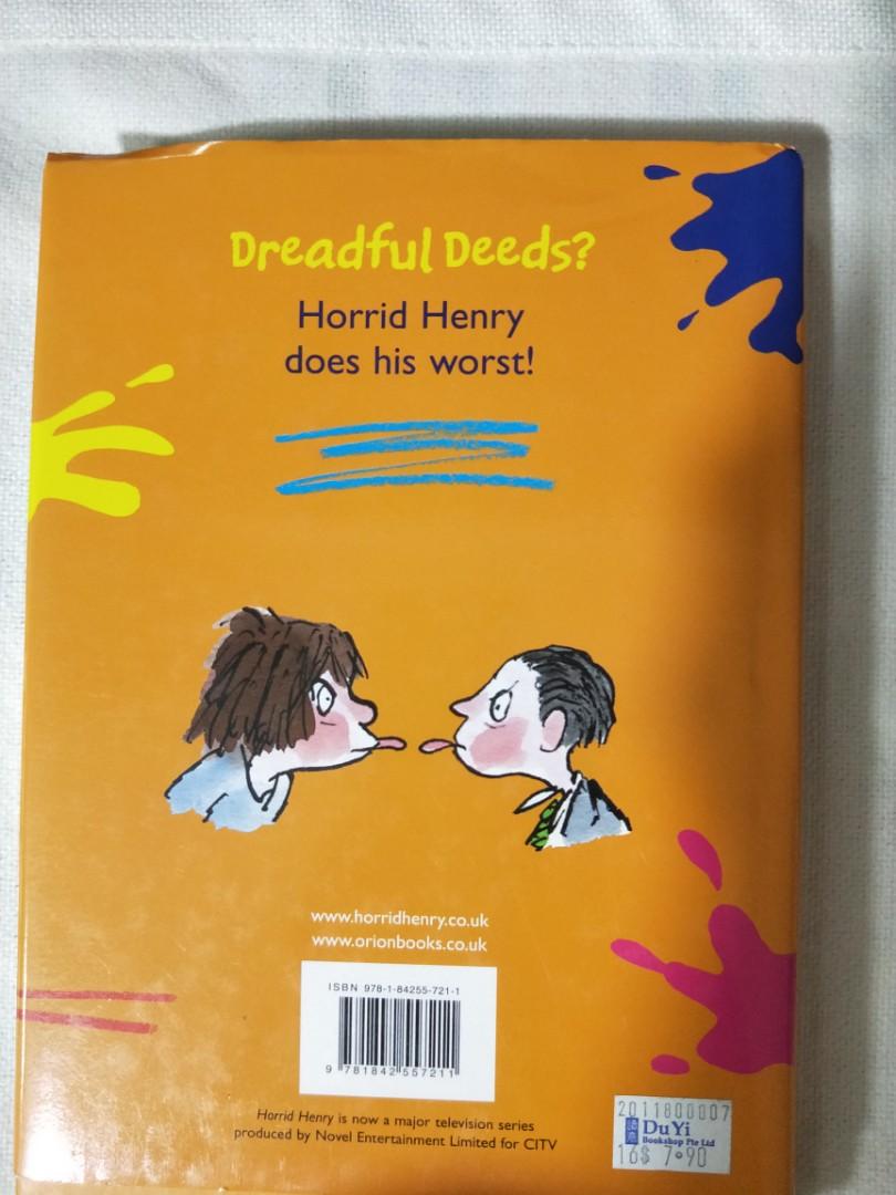 Horrid Henry's Dreadful Deed, Hobbies & Toys, Books & Magazines, Fiction & Non-Fiction on Carousell